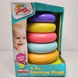 Red Box | Toys | Baby Toy Stacking Rings 5 Pieces Learning ...